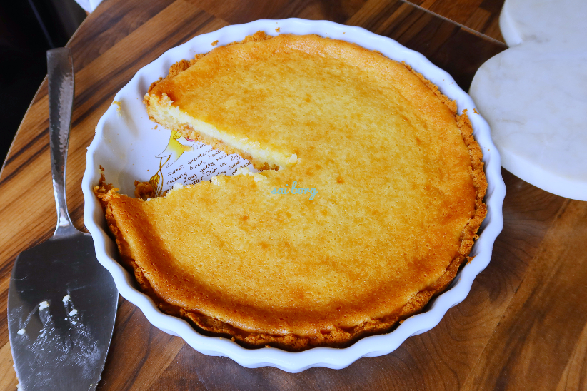 pound cake crust cheesecake | in for the ride